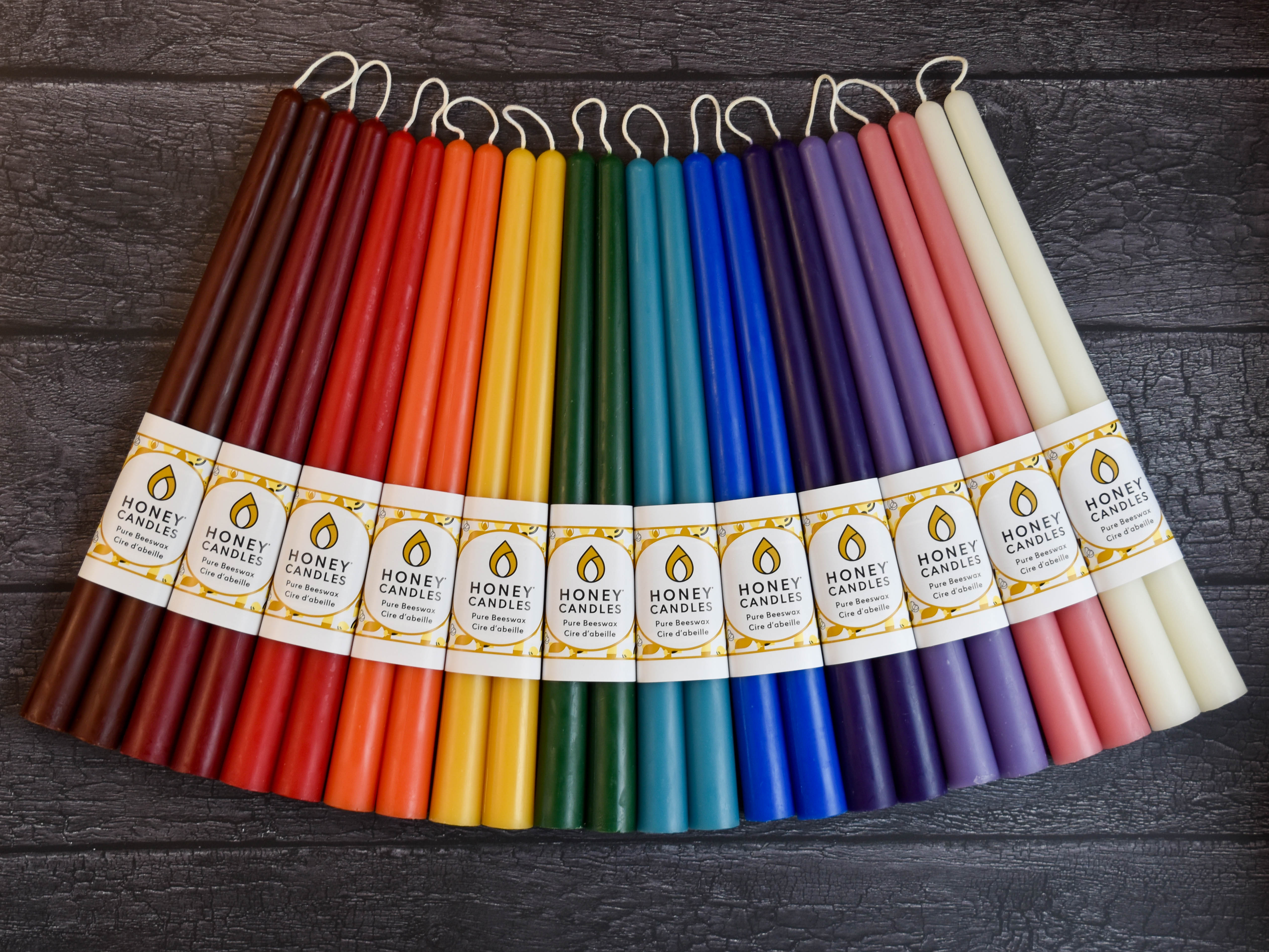Enviro-dyes in our Colored Beeswax Candles – Honey Candles USA